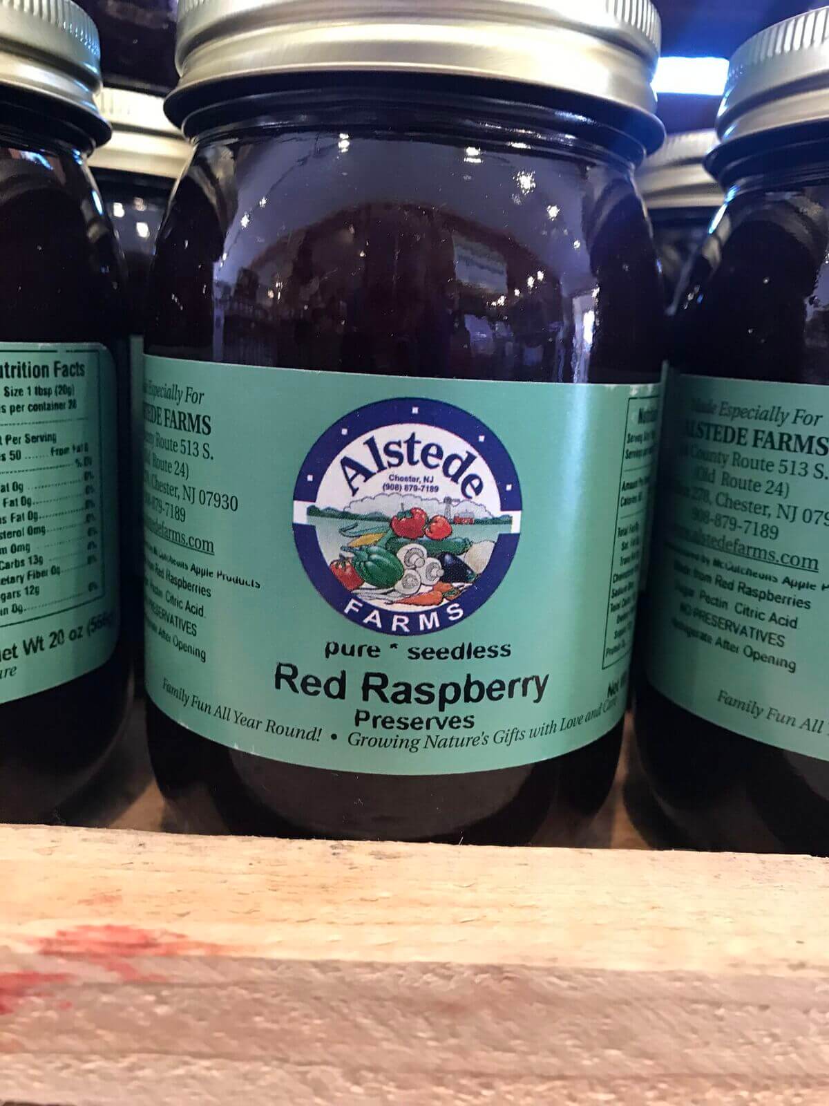 Red Raspberry Preserves | Alstede Farms | NJ